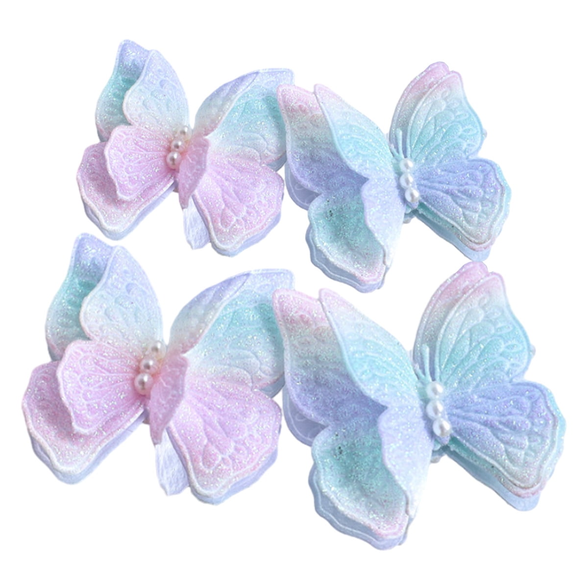 Butterfly Cake Toppers with Happy Birthday Cake Topper, 3D Butterfly ...