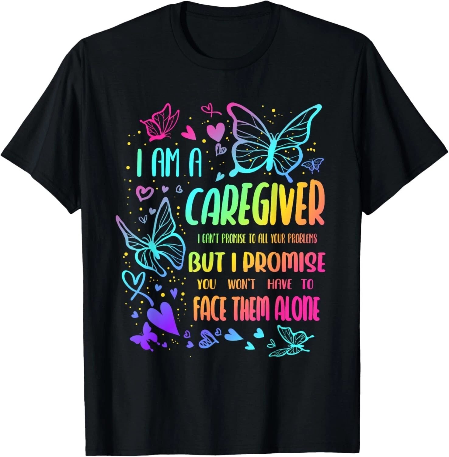 Butterfly Caregiver Profession Healthcare Support Staff Graphic Unisex ...
