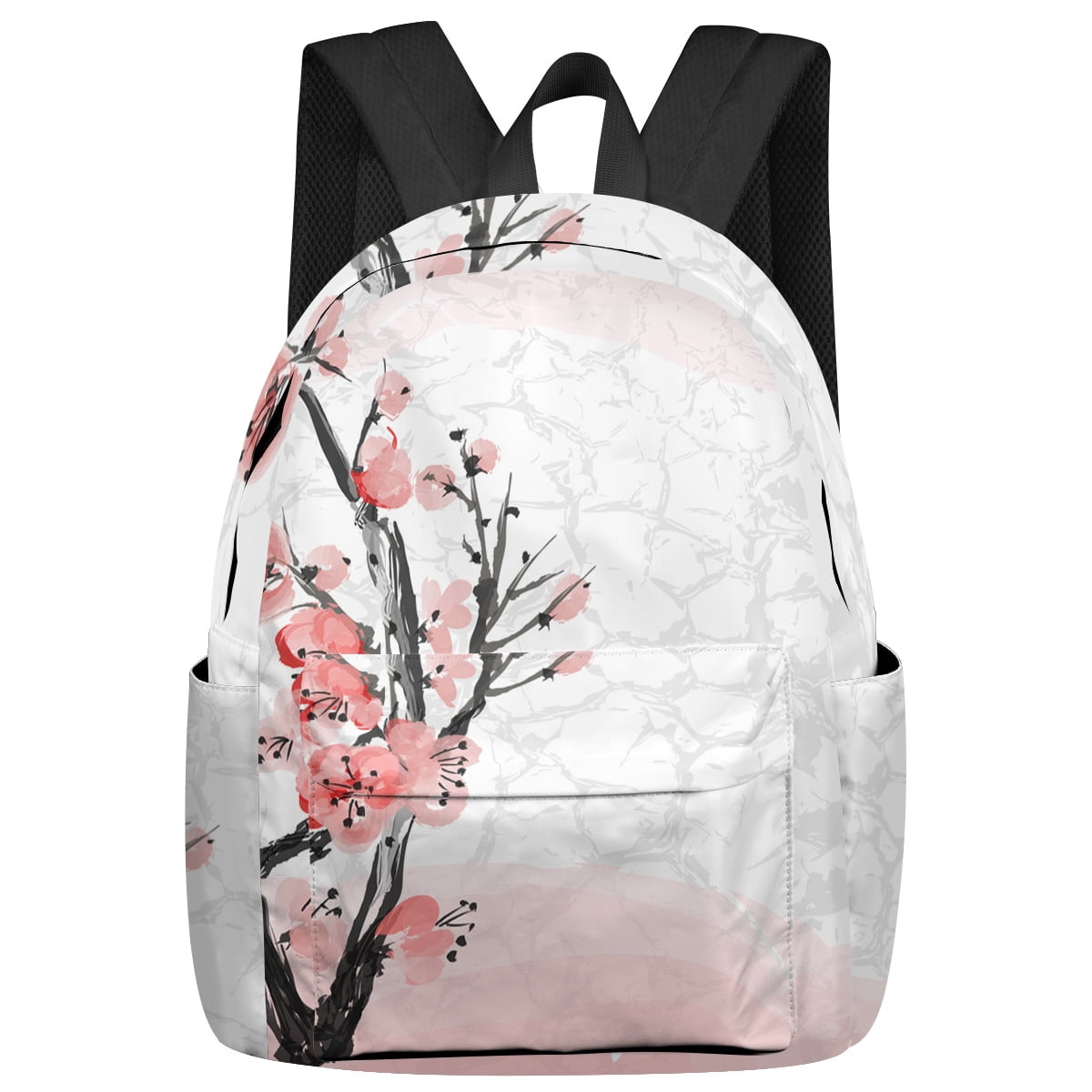 Butterfly Cherry Blossom Plum Backpack Bags For Teenager s Bookbag Men ...