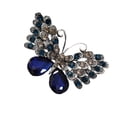 Butterfly Clasp Pin With Sparkling Crystals Rhinestones Clothes ...