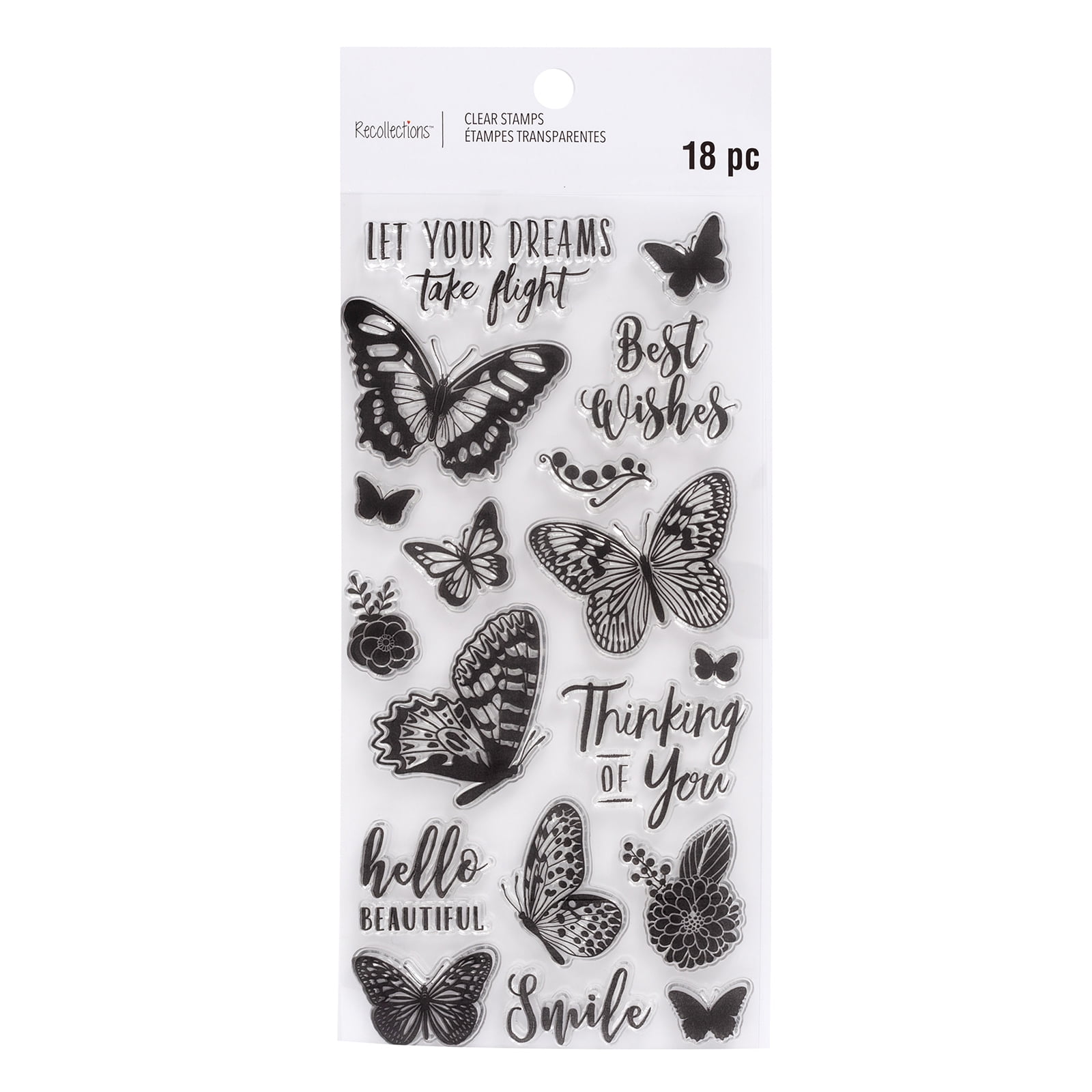 Butterfly Clear Stamps by Recollections™ - Walmart.com