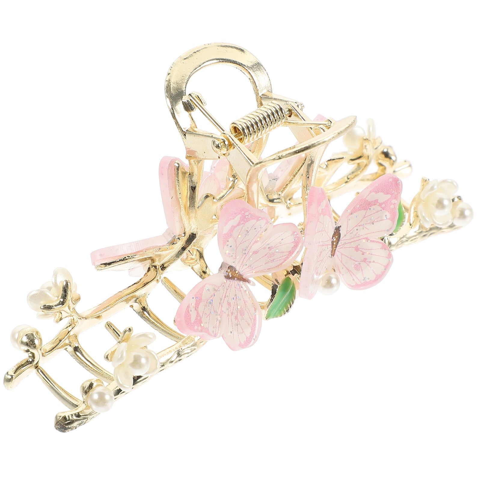 Butterfly Clip Elegant Hair Clasp Non-slip Hair Jaw Clip Butterfly Claw ...