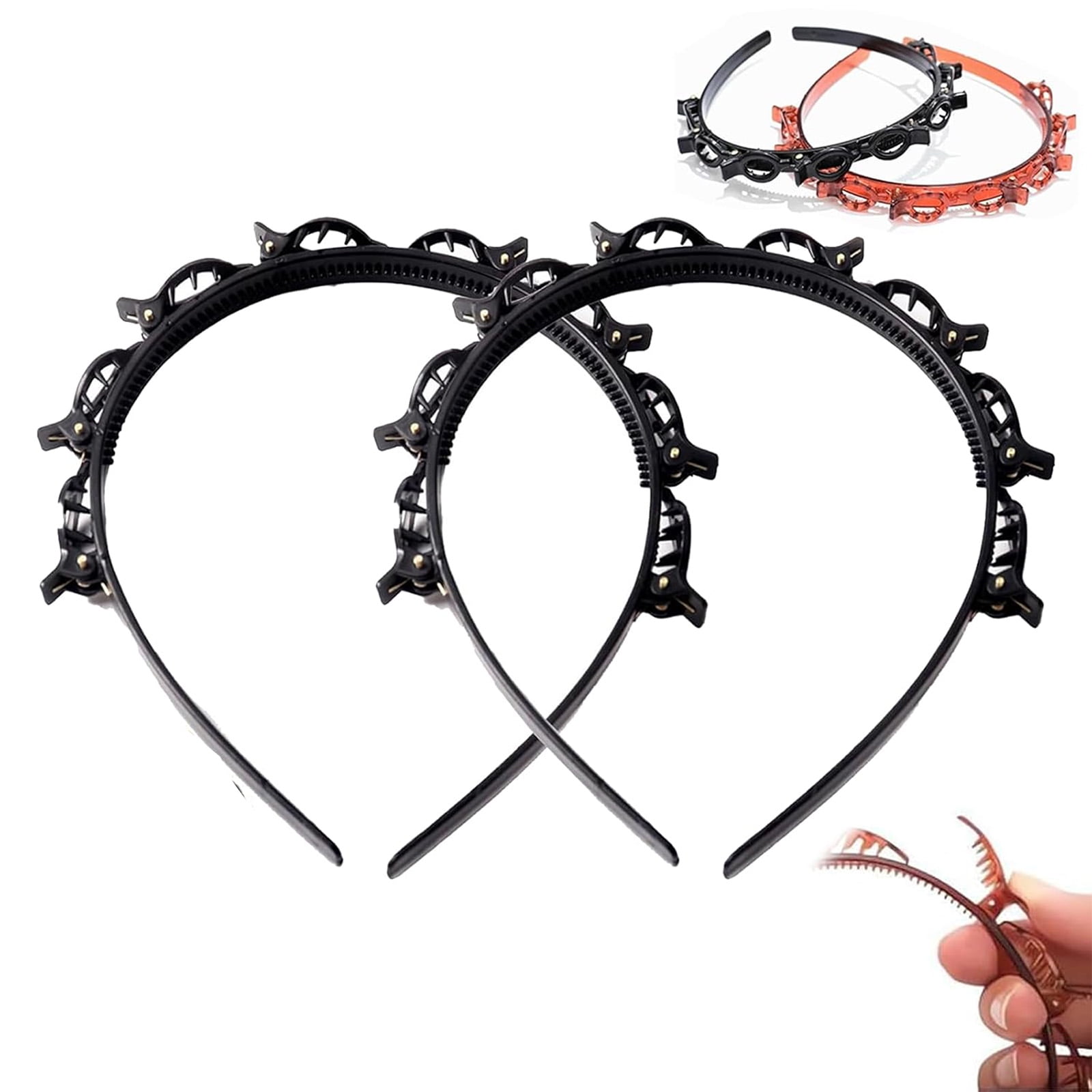 Butterfly Clip Headband for Women, 90s Butterfly Clip Headband ...