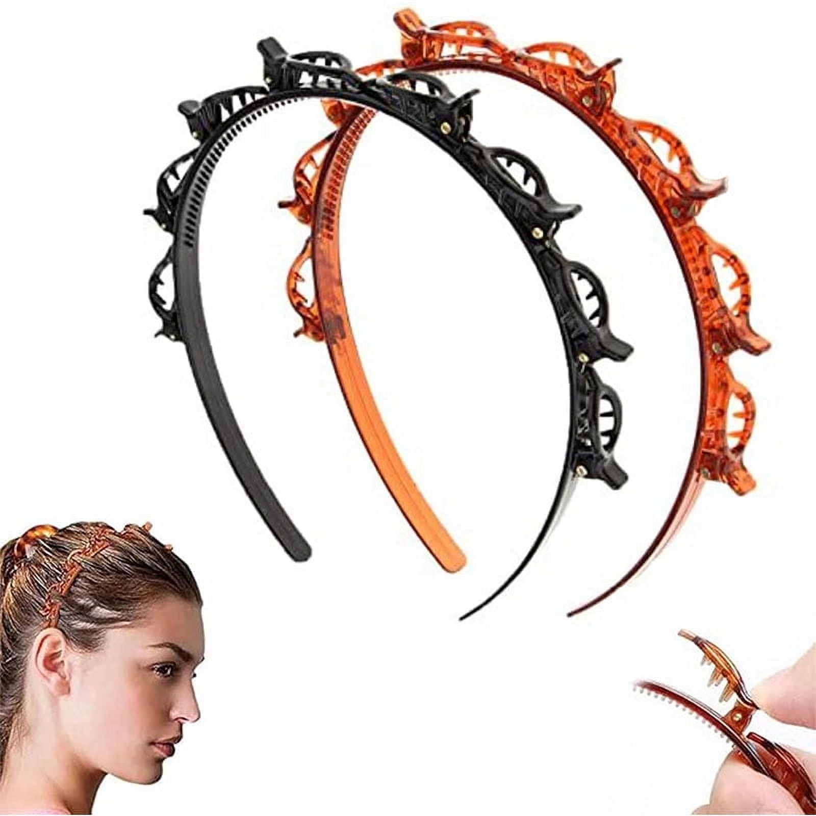 Butterfly Clip Headband for Women, 90s Professional Curly Hair Weave ...