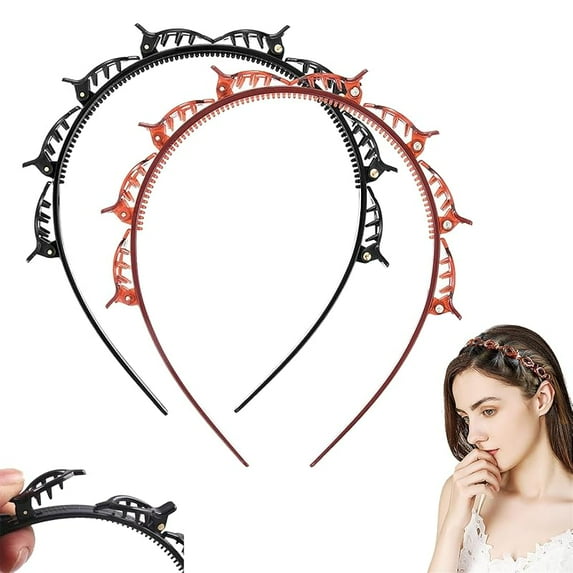 Butterfly Clip Headband for Women, 90s Clip Headband, Professional ...