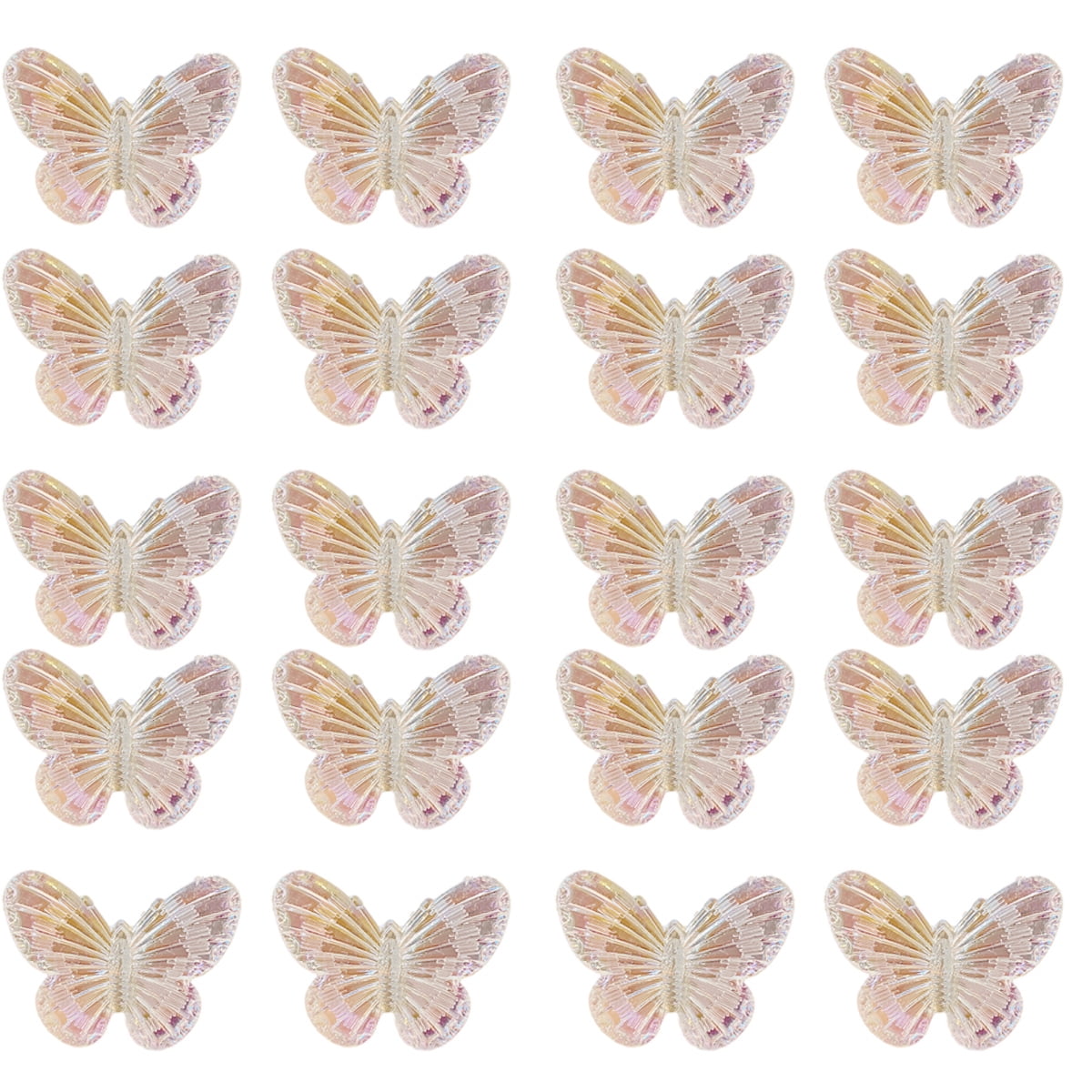 Butterfly Clips, 20pcs Butterfly Hair Clips Set, Cute Mini Hair Clips ...