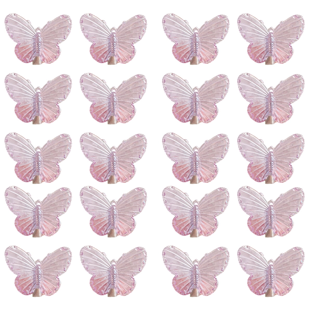 Butterfly Clips, 20pcs Butterfly Hair Clips Set, Cute Mini Hair Clips ...