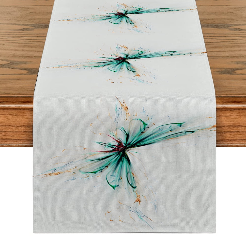Butterfly Cloud Table Runner Wedding ration Cloth Dining r Coffee Table ...