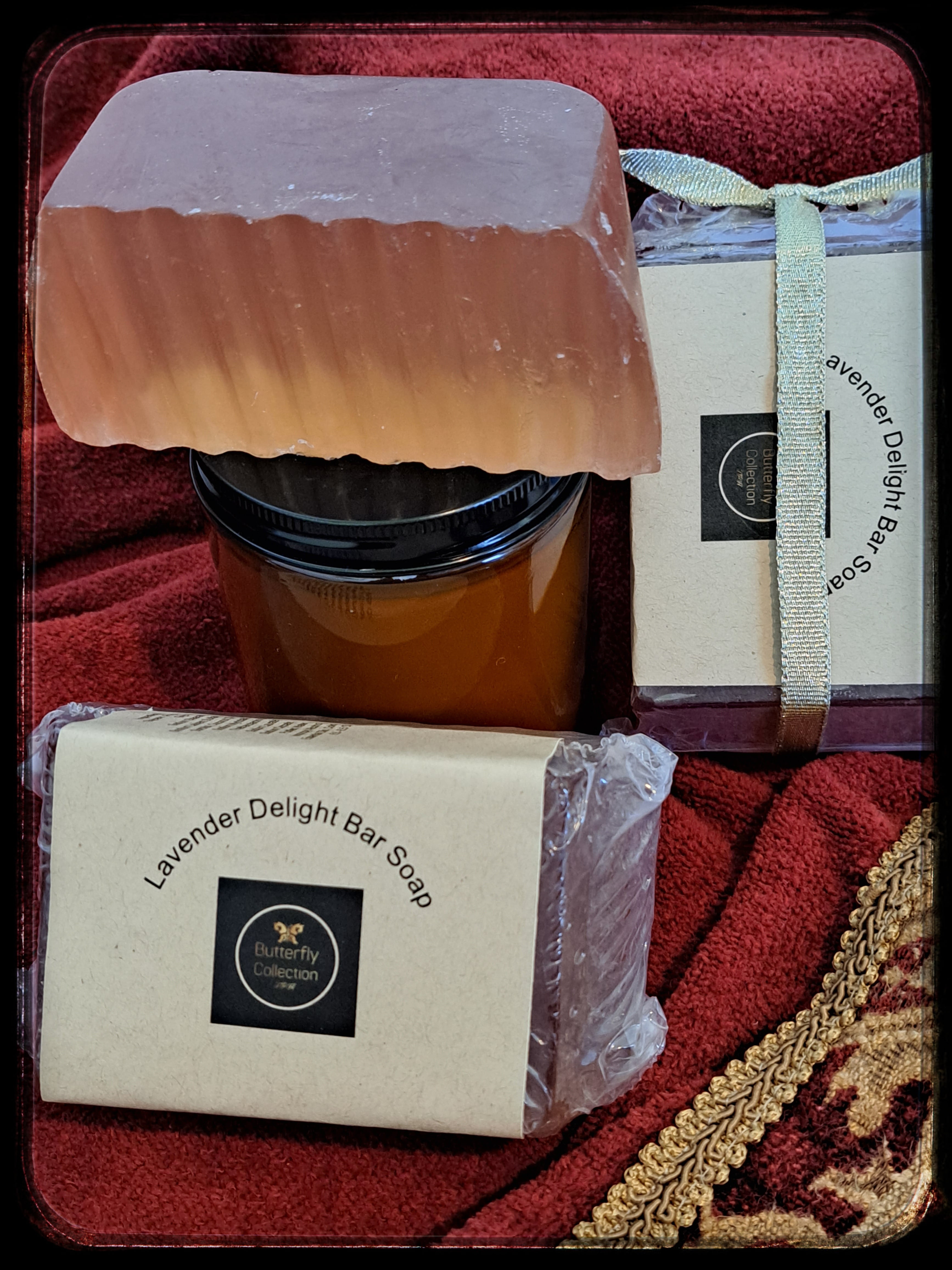 Butterfly Collections Empire Lavender Delight Jumbo Bar Glycerin Soap 6 ...