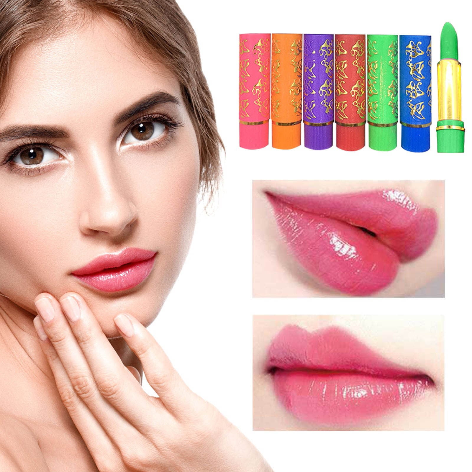 Butterfly Color Changing Lip Colorful Tube Butterfly Color Changing ...