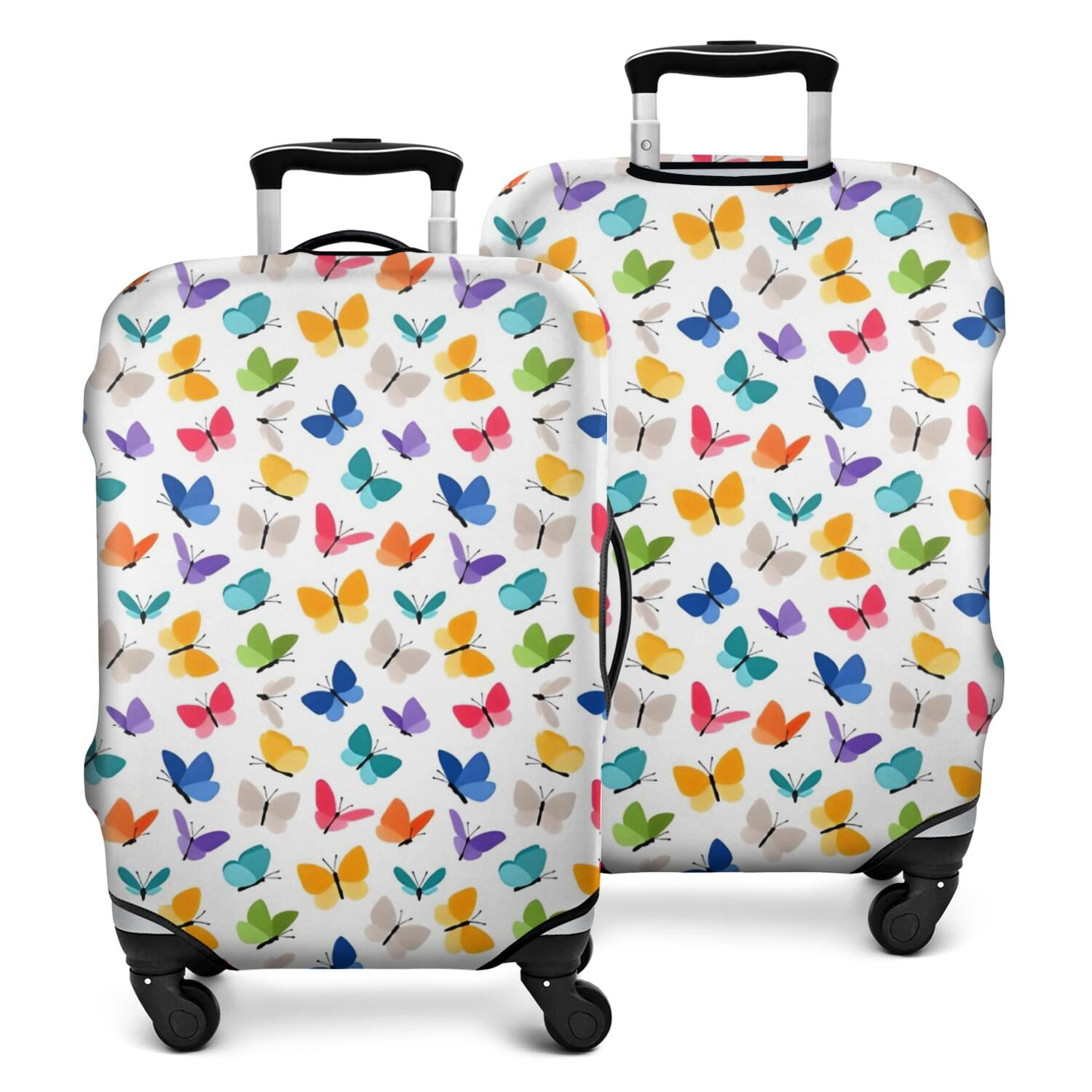 Butterfly Colorful Wing Pattern Luggage Cover Fashion Suitcase Cover ...