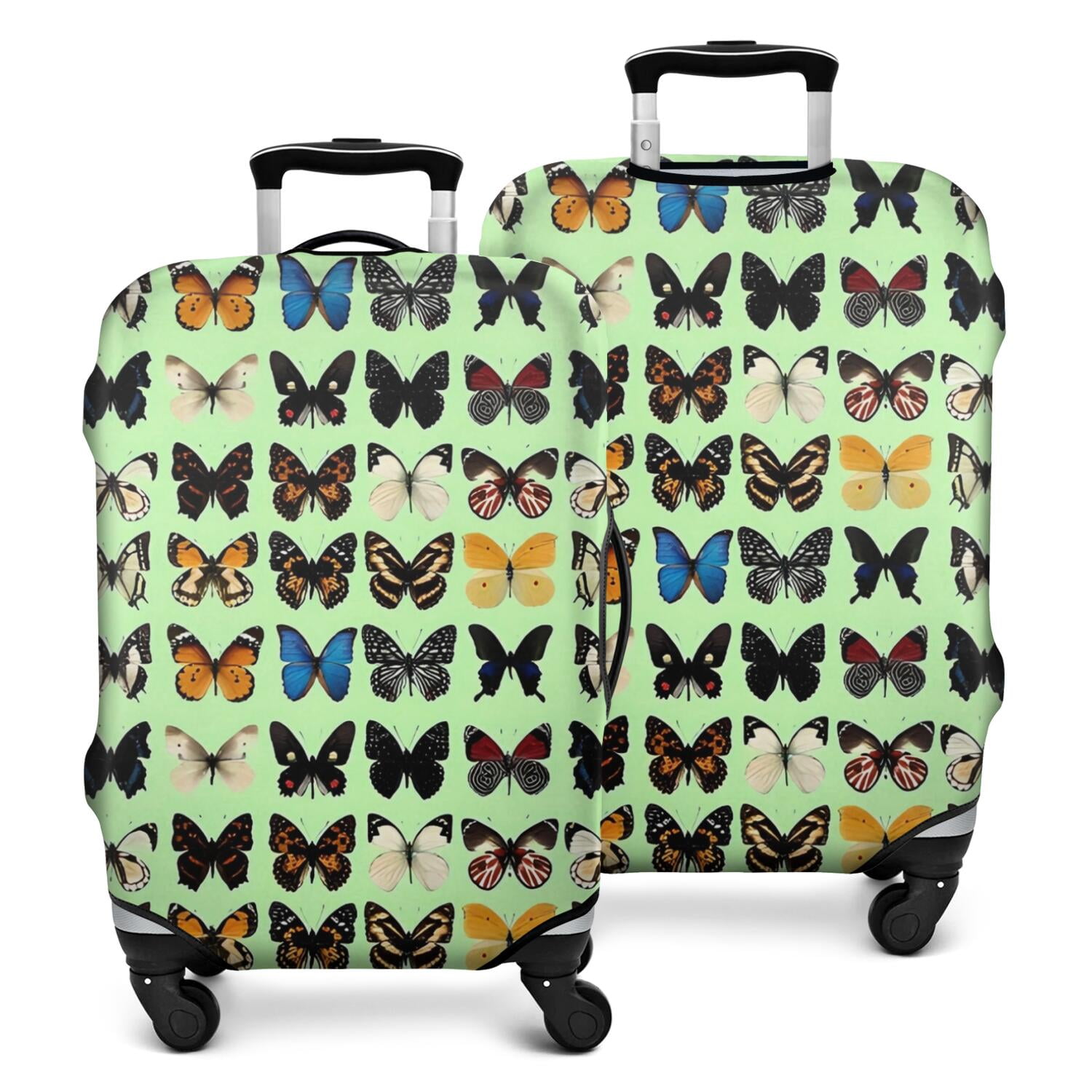 Butterfly Colorful Wing Pattern Luggage Cover Fashion Suitcase Cover ...