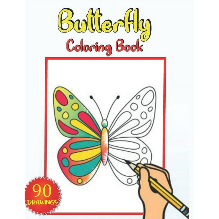 children's butterfly coloring pages