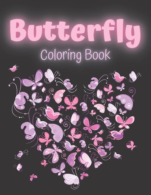 Butterfly Coloring Book Butterfly Coloring Book: A Range Of Different ...