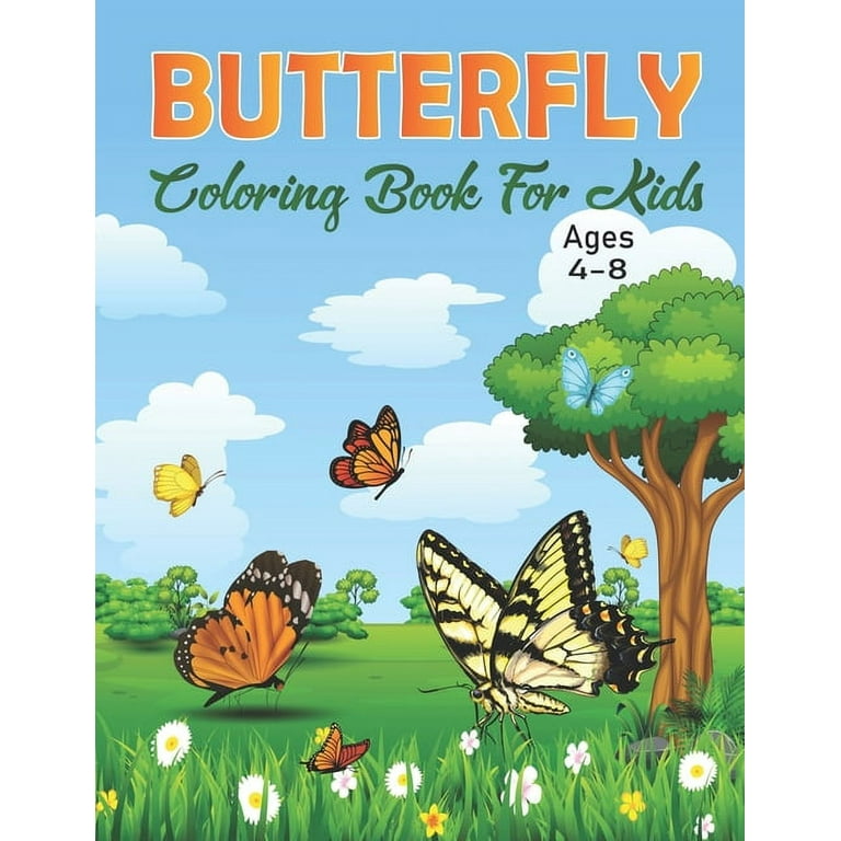 children's butterfly coloring pages