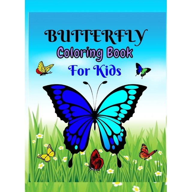 Butterfly Coloring Book For Kids : Amazing Butterfly Coloring Book For ...