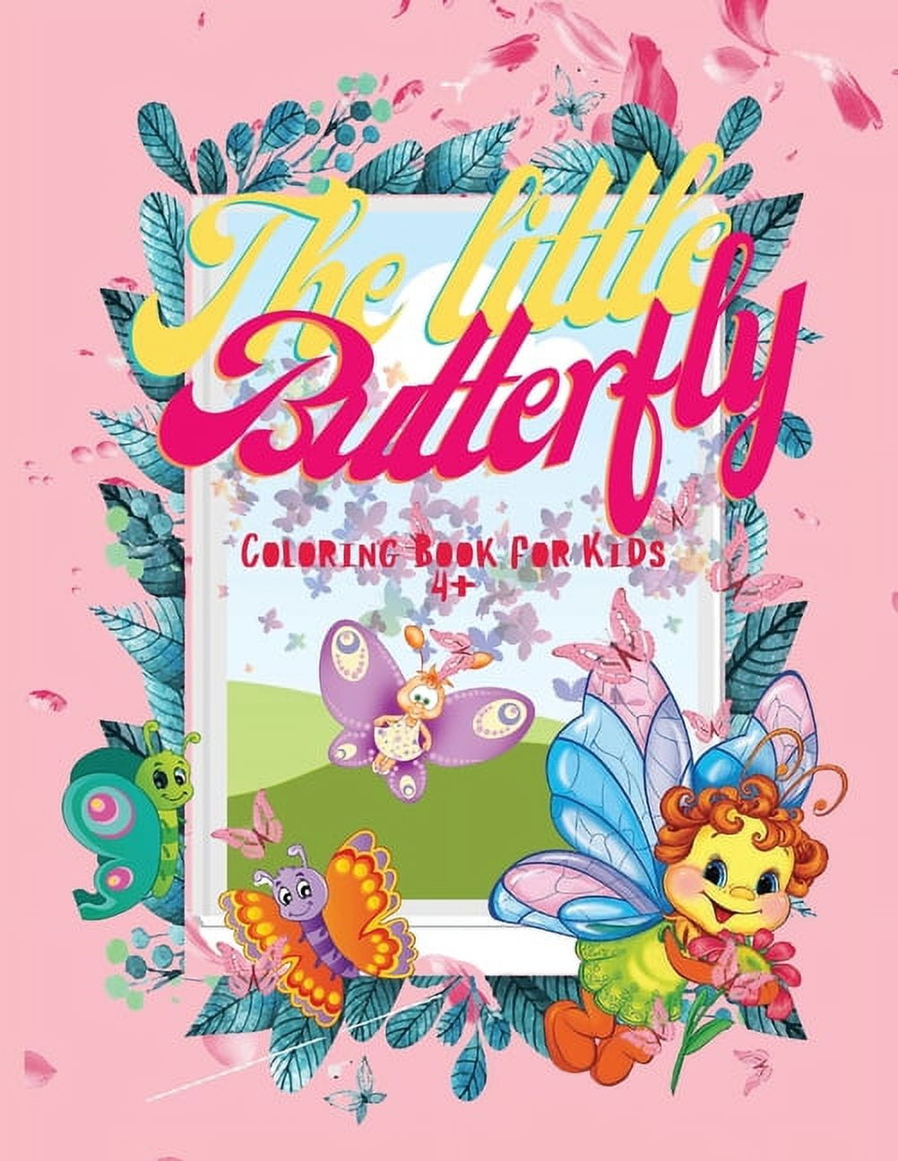 Butterfly Coloring Book For Kids: Simple and Easy Butterflies Coloring ...