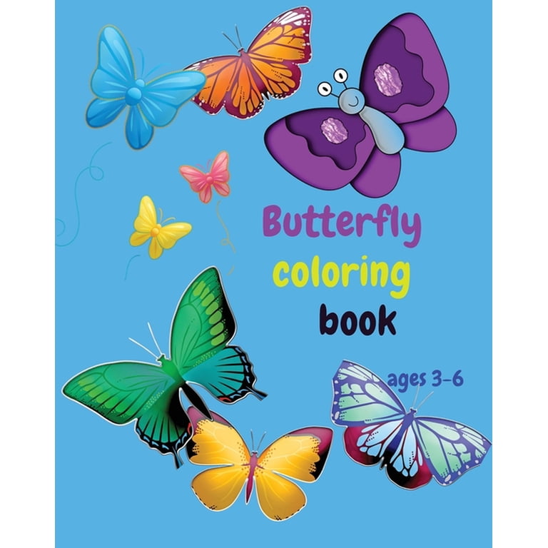 Simple Butterfly Coloring Pages Kids