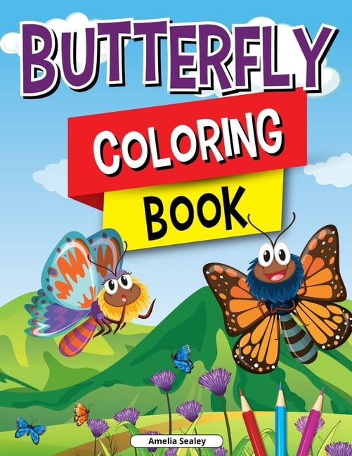 Butterfly Coloring Book for Kids: Charming Butterflies Coloring Book ...