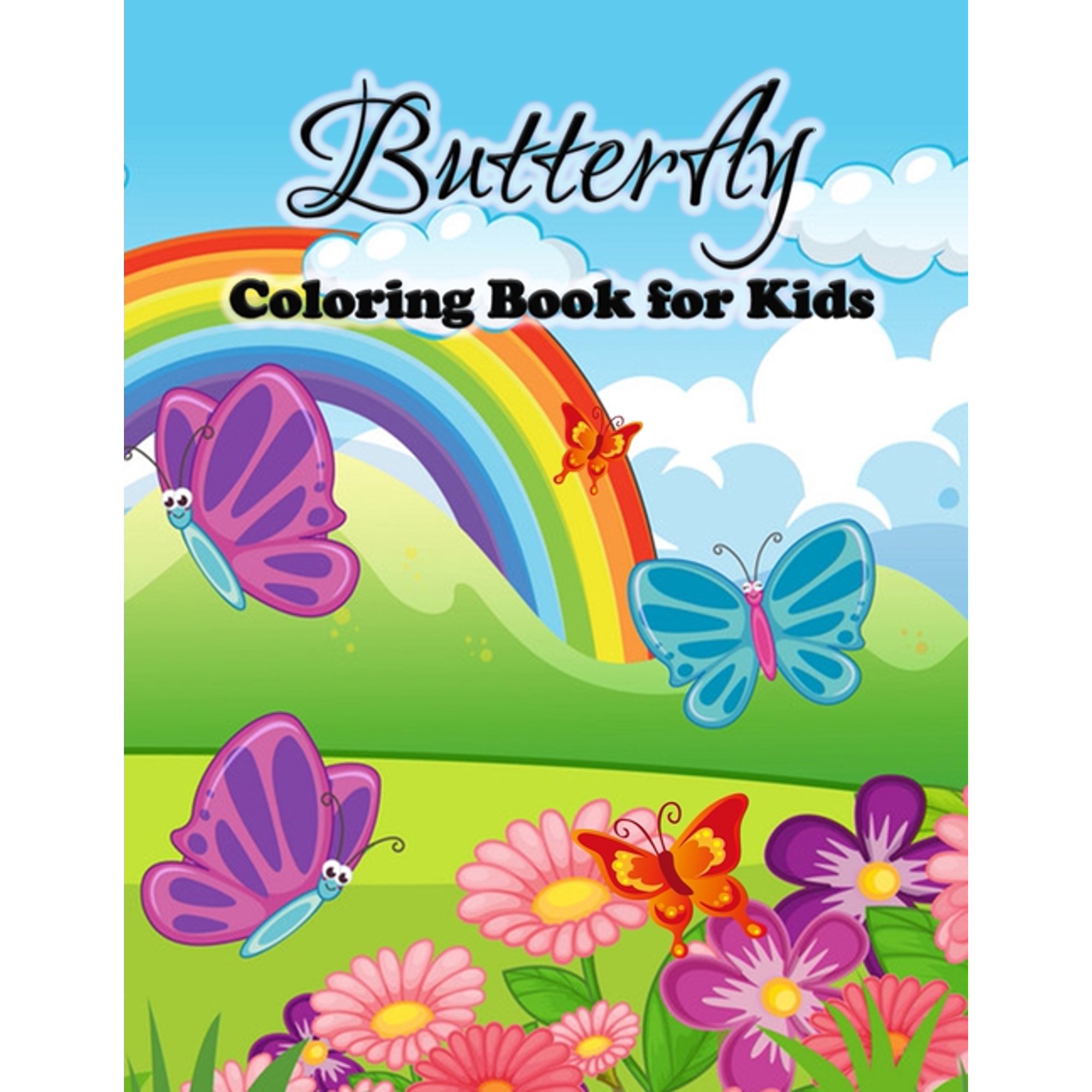 Cute Butterfly Coloring Page