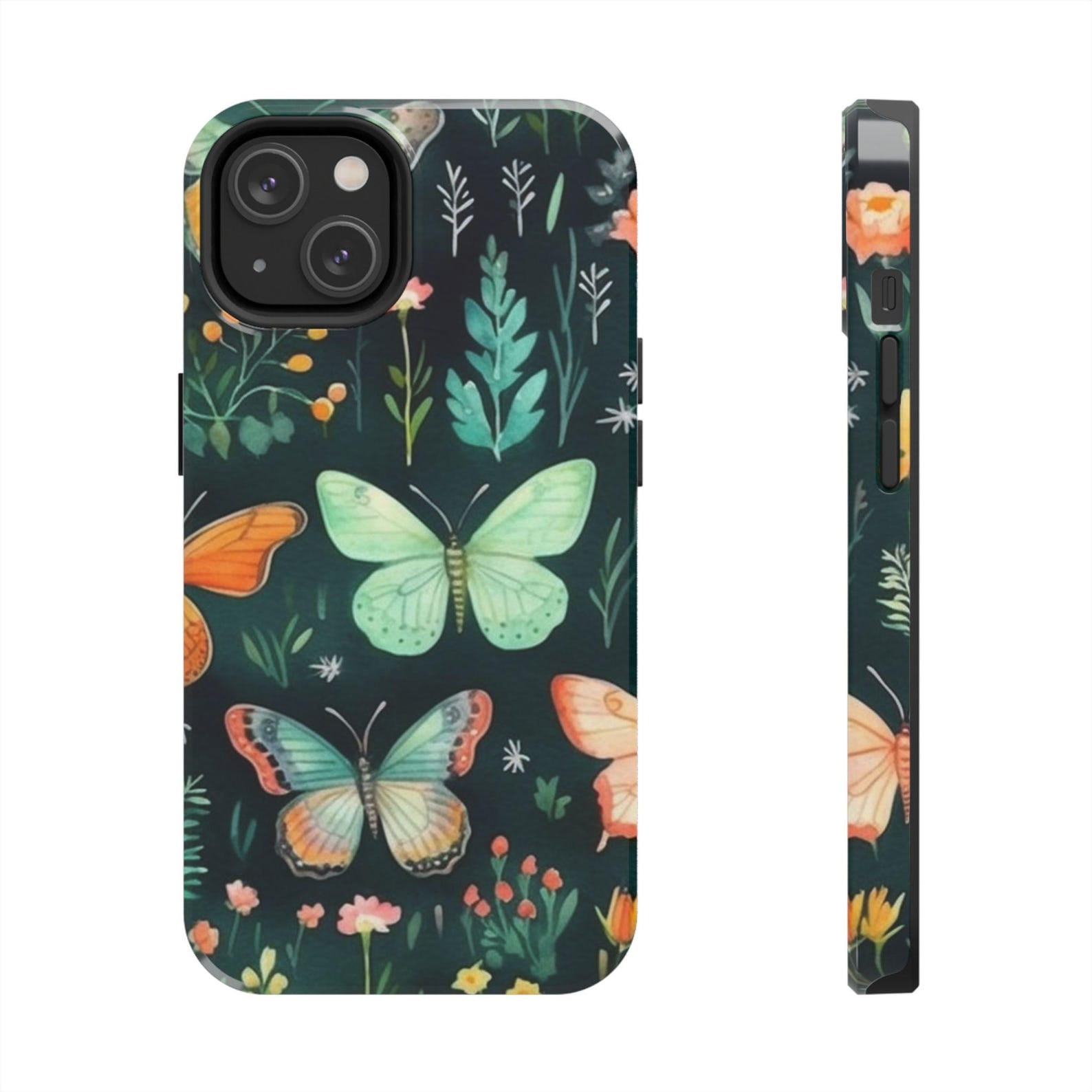 Butterfly Cottagecore Phone Case Whimsical Floral Protective Cover for ...