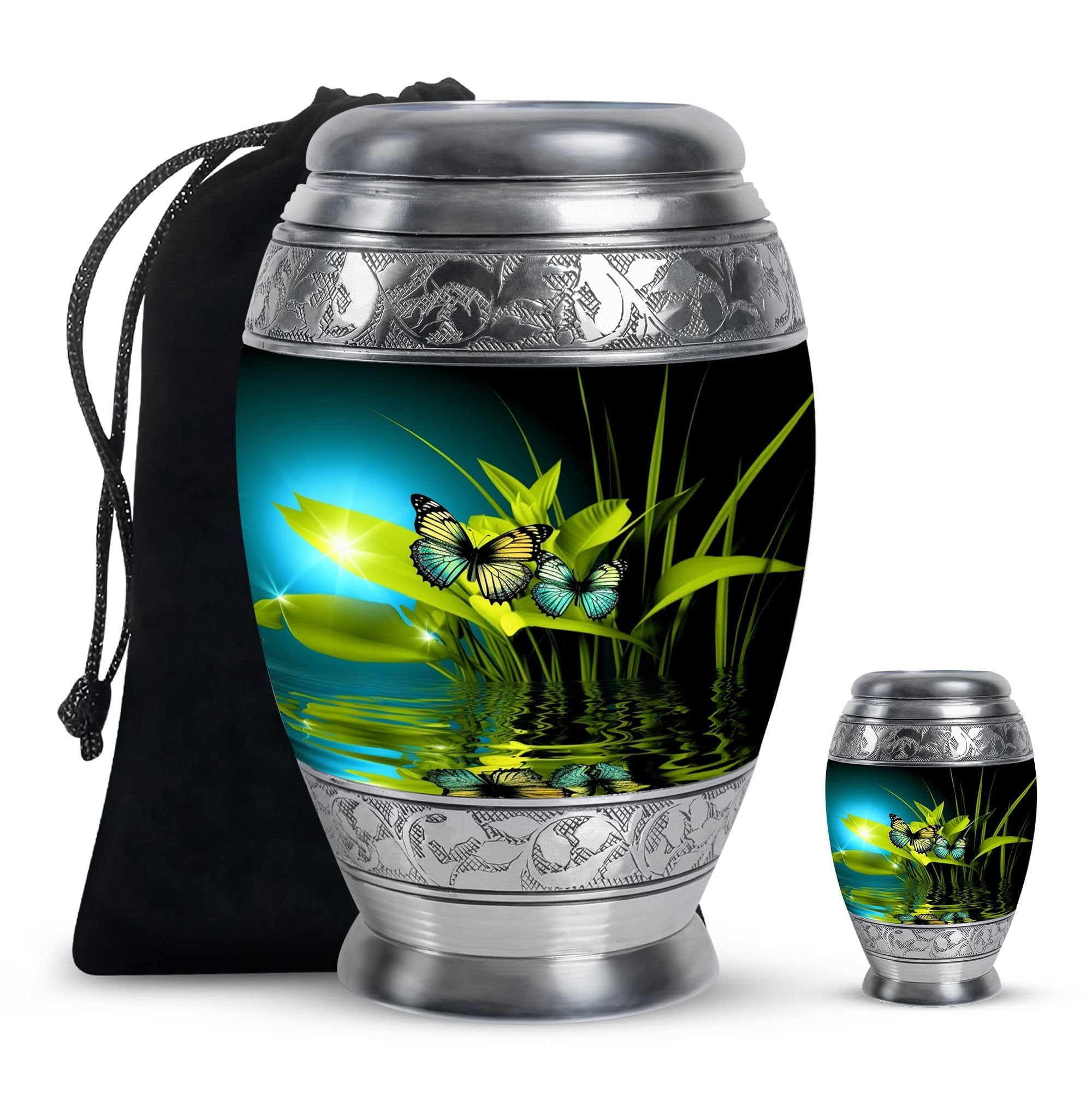 Butterfly Cremation & Funeral Urns for Human Ashes, Beautiful Memorial ...