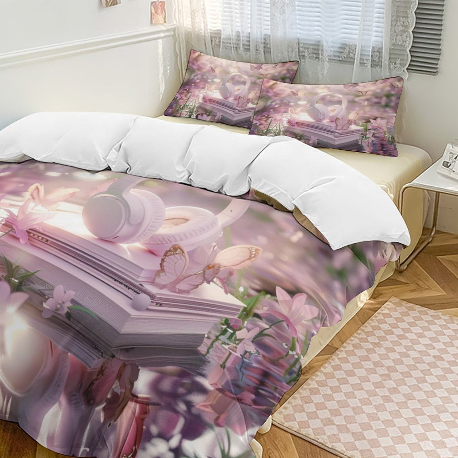 Butterfly Dancing 3D Duvet Cover Set Quilt Cover Theme of Kid Boy Girl ...