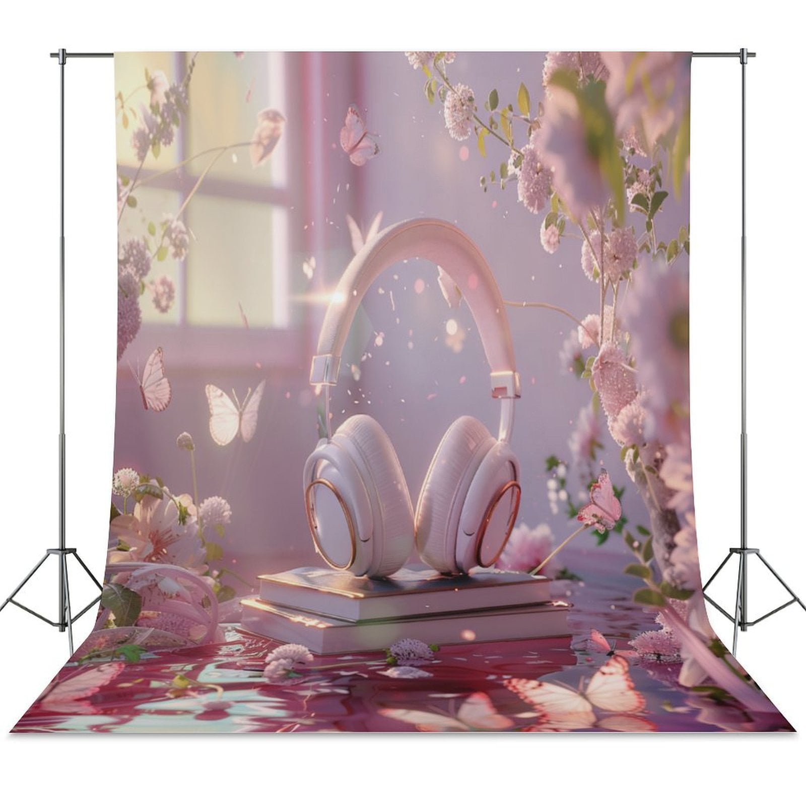 Butterfly Dancing Backdrops for Photography for Party Backdrop Wedding ...