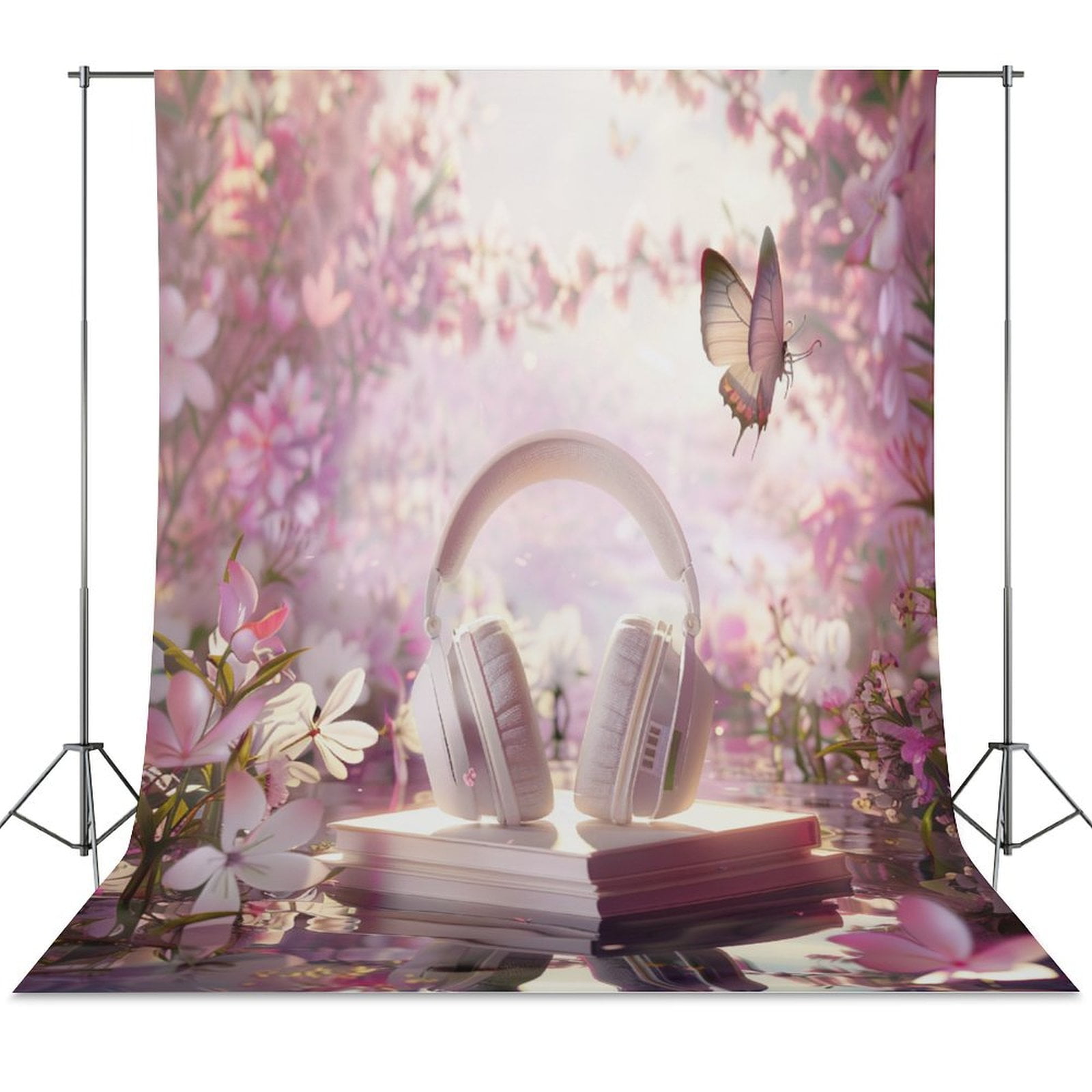 Butterfly Dancing Backdrops for Photography for Party Backdrop Wedding ...