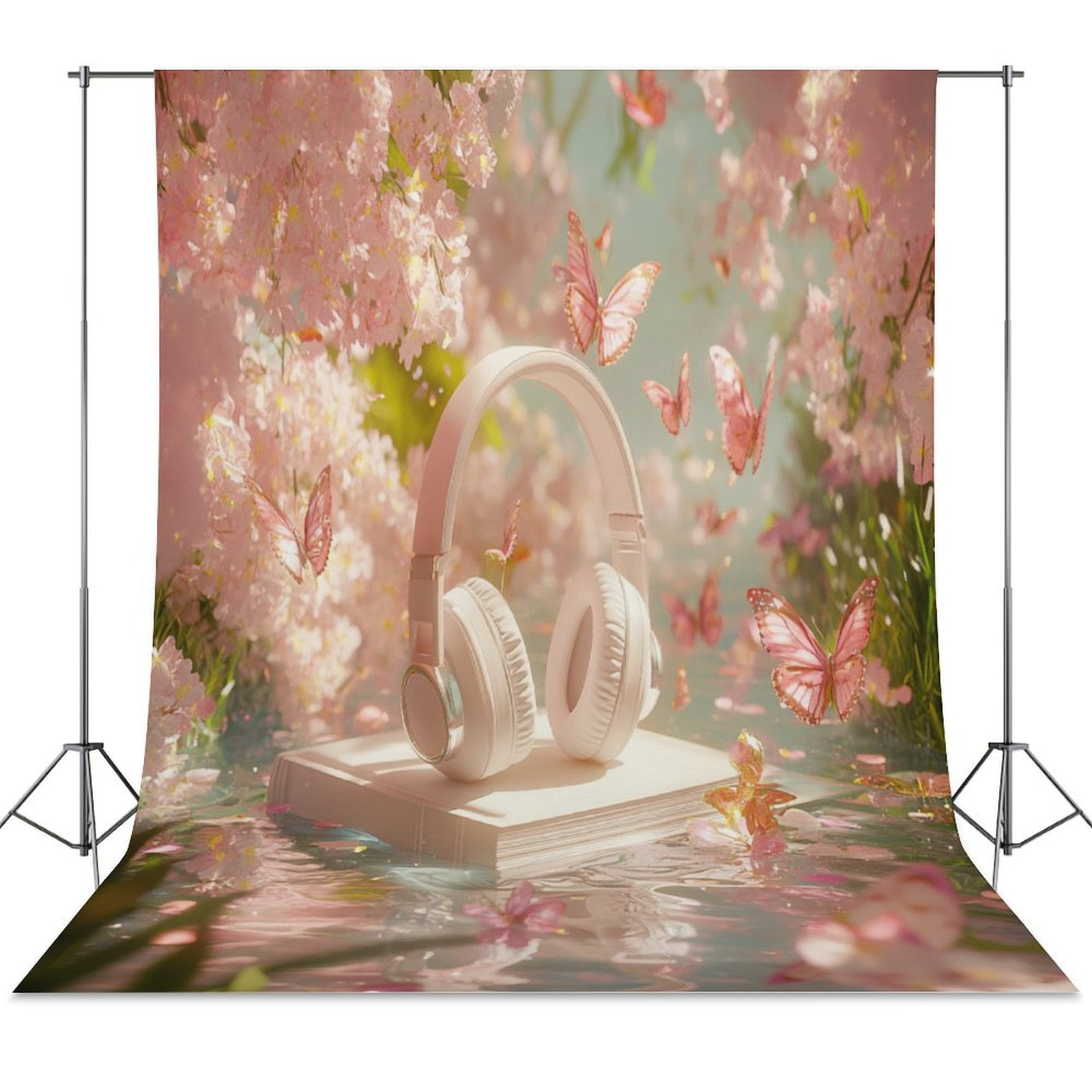 Butterfly Dancing Backdrops for Photography for Party Backdrop Wedding ...