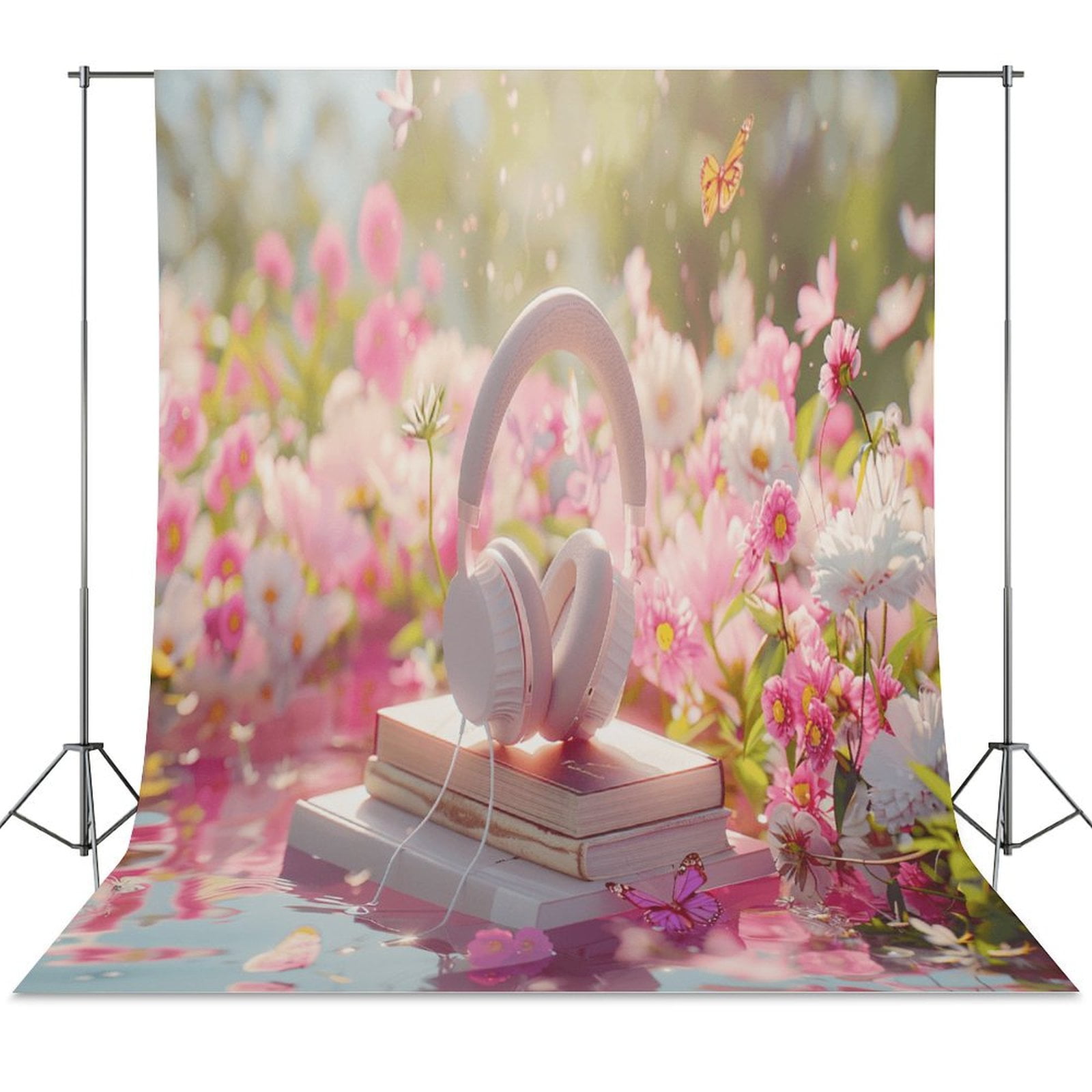 Butterfly Dancing Backdrops for Photography for Party Backdrop Wedding ...