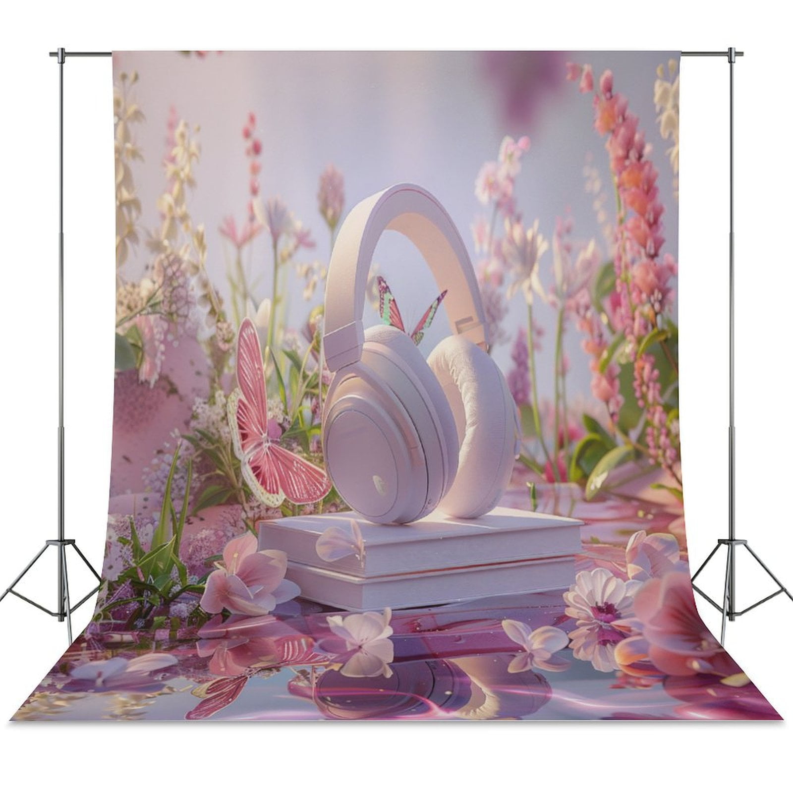 Butterfly Dancing Backdrops for Photography for Party Backdrop Wedding ...