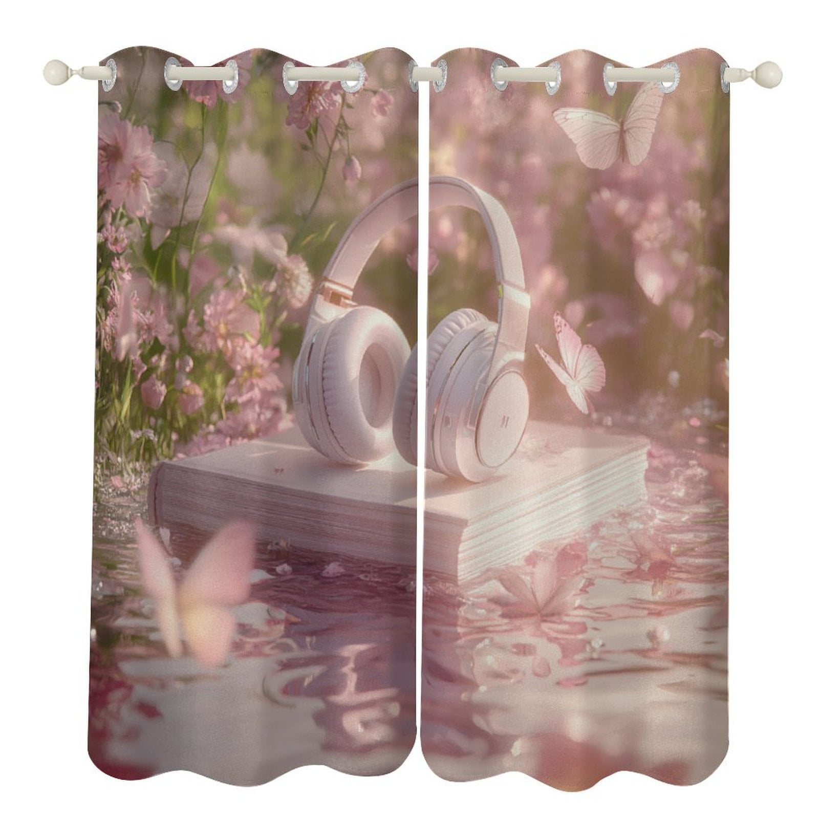 Butterfly Dancing Curtains Aesthetic Envrionmental Friendly Picture ...