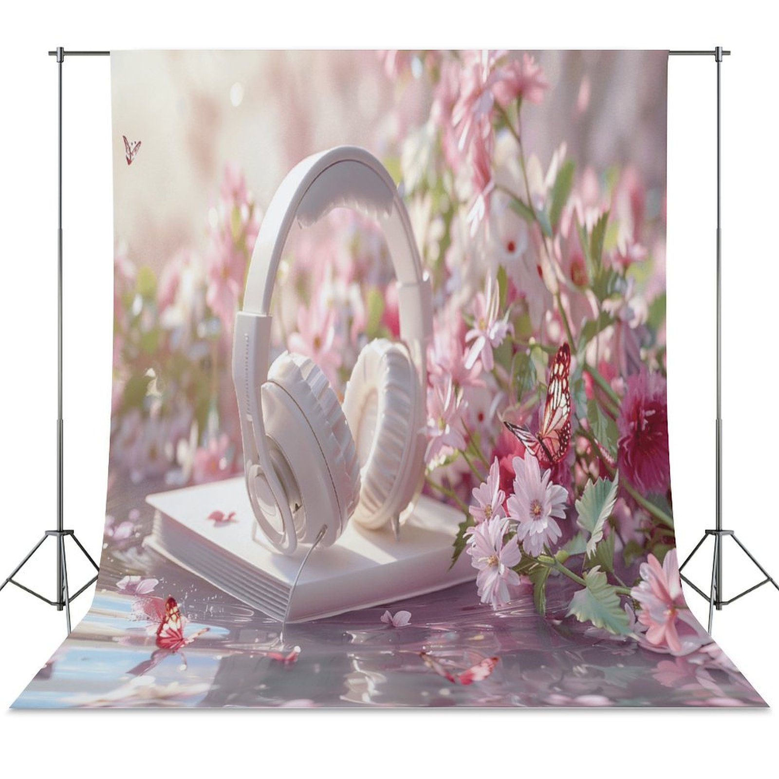 Butterfly Dancing Spring Backdrop Backdrops for Photography Photo ...