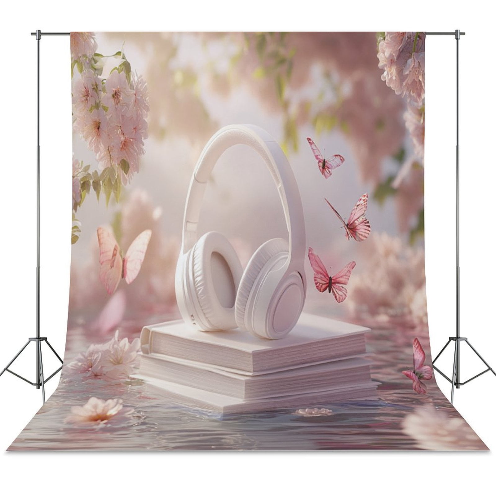 Butterfly Dancing Spring Backdrop Backdrops for Photography Photo ...