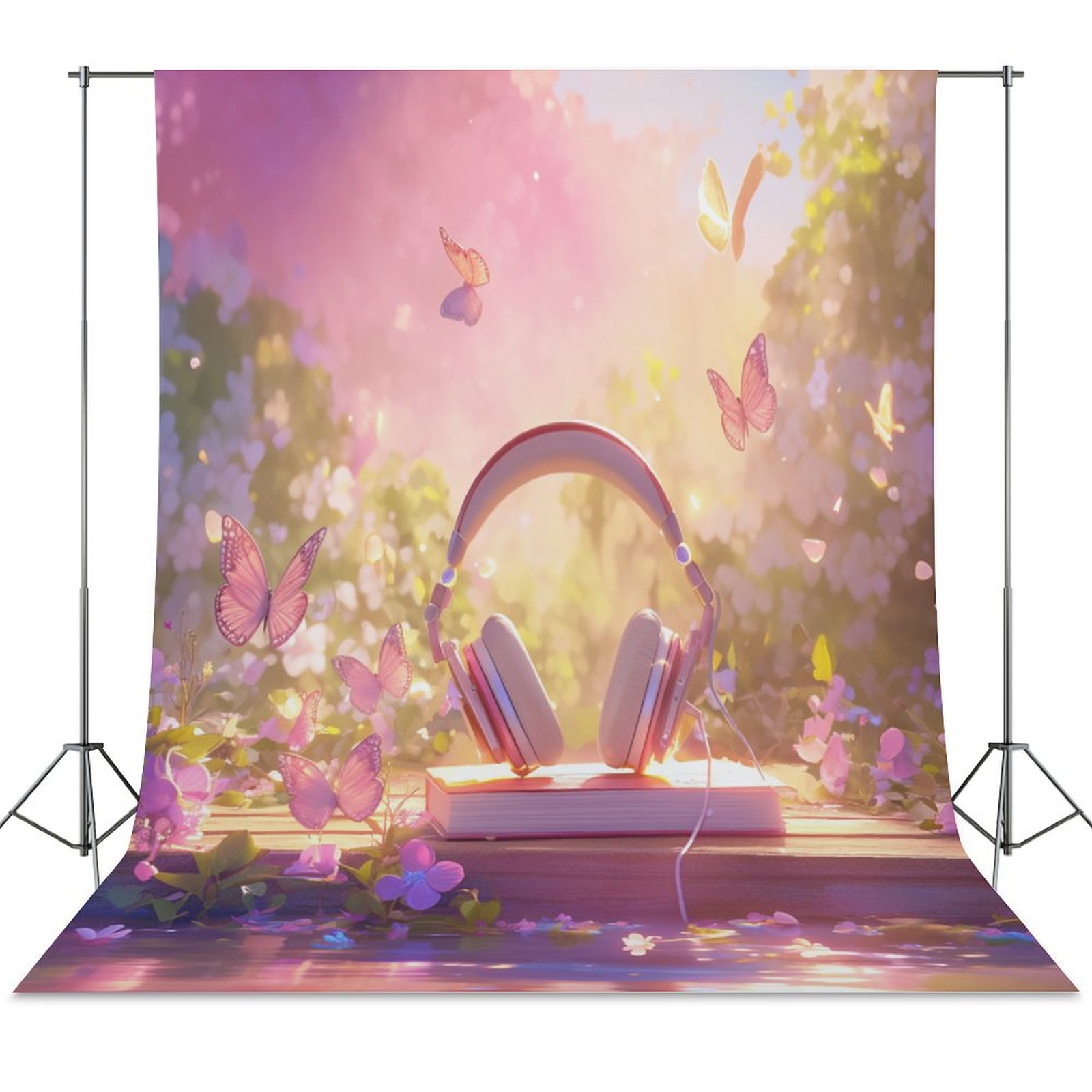 Butterfly Dancing Spring Backdrop Backdrops for Photography Photo ...