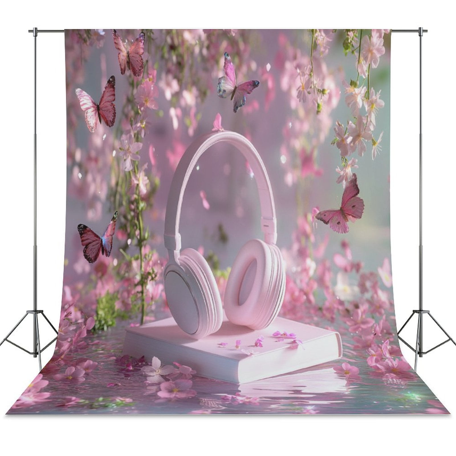Butterfly Dancing Spring Backdrop Backdrops for Photography Photo ...