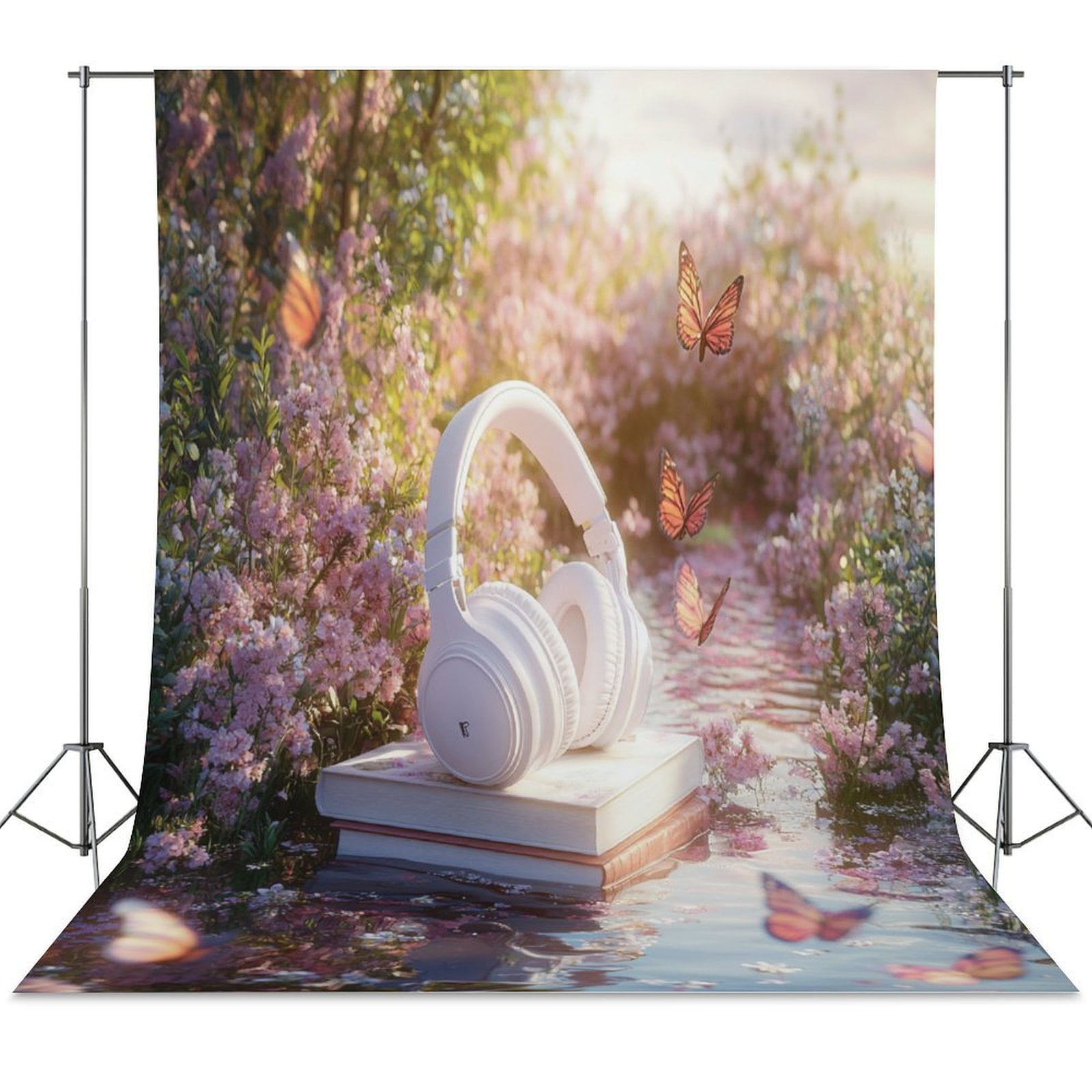 Butterfly Dancing Spring Backdrop Backdrops for Photography Photo ...