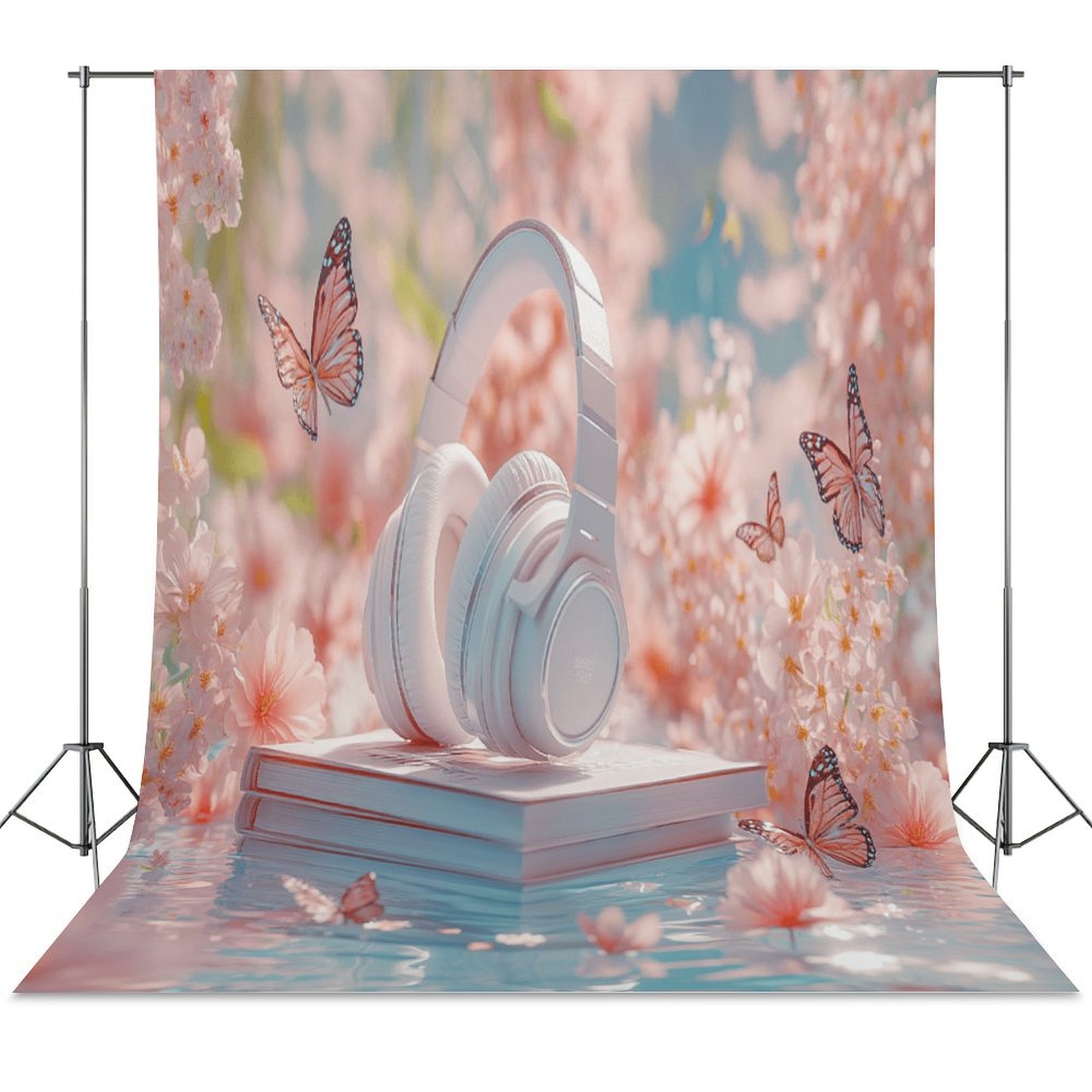 Butterfly Dancing Spring Backdrop Backdrops for Photography Photo ...