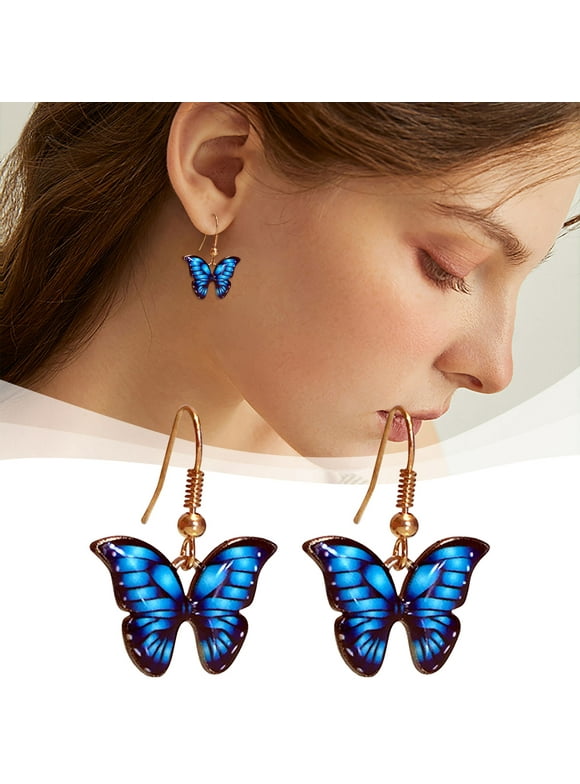 Butterfly Drop Earrings