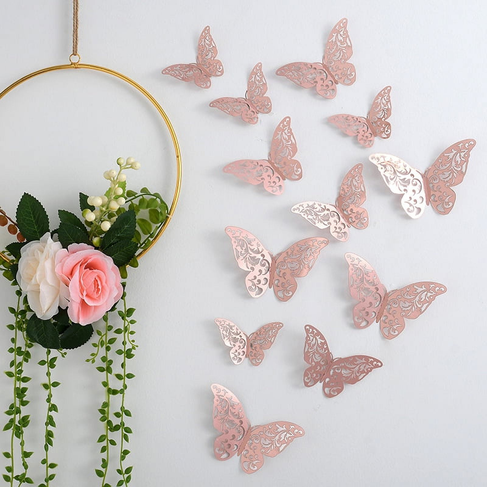 Butterfly Decorations, 72 Pcs 3 Sizes Butterfly Wall Decor, Butterfly ...