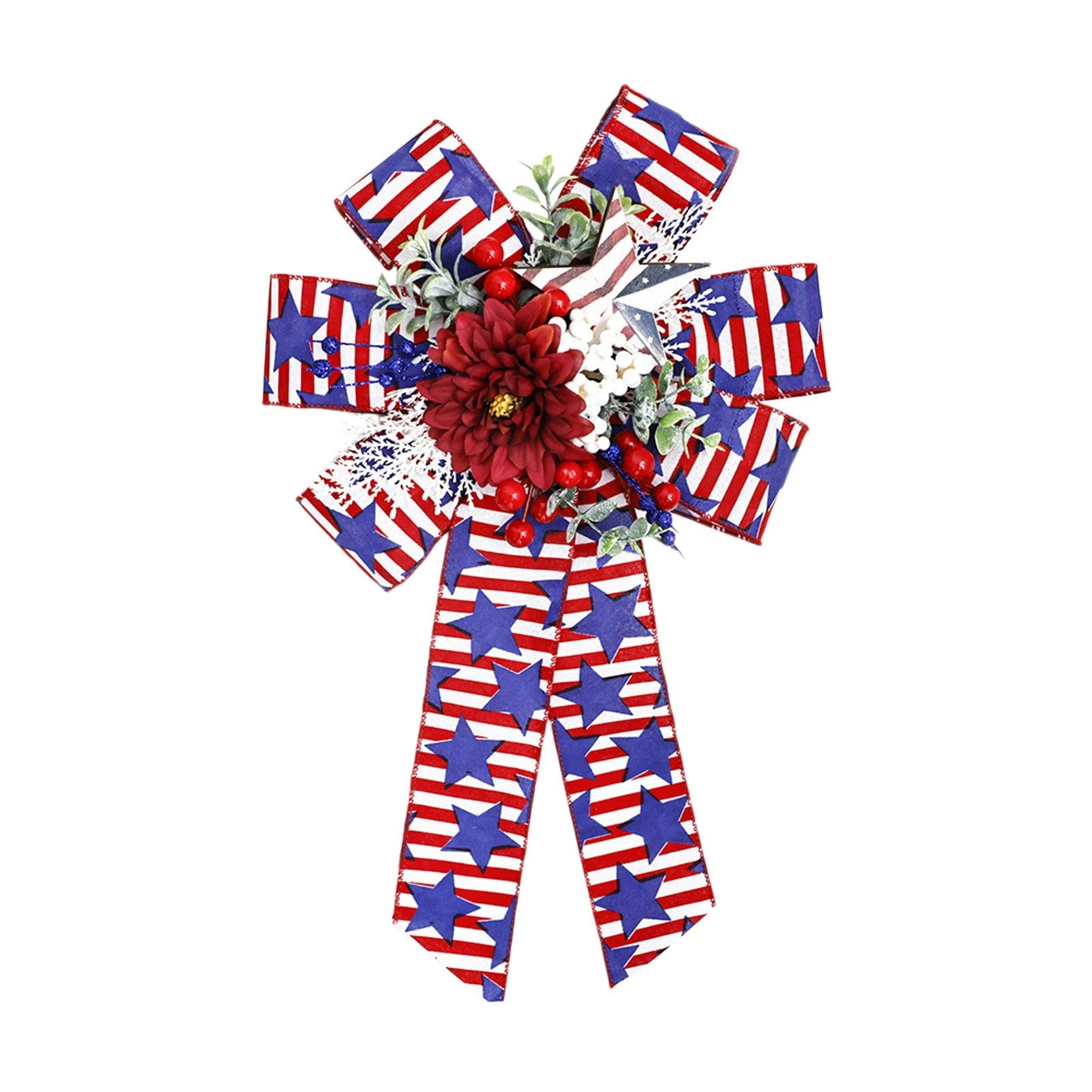 Butterfly Decorations For Independence Day 2025 National Flag Bow Star ...