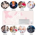 Butterfly Design Mouse Pad 31.5 x 11.82 inches Rubber Desk Mat for ...
