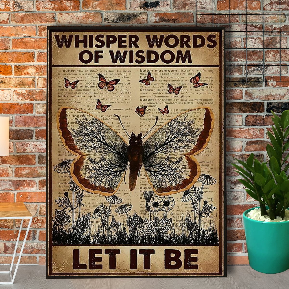 Butterfly Dictionary Whisper Words Of Wisdom Let It Be Vertical Paper ...