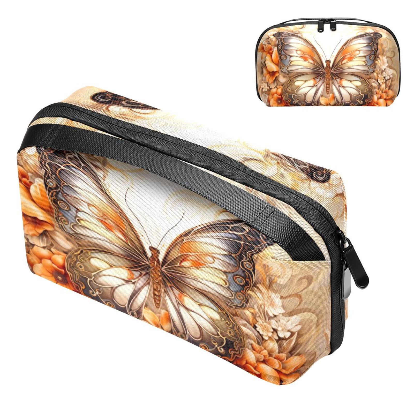 Butterfly Digital Bag Organizer Travel Case with Oxford Fabric ...
