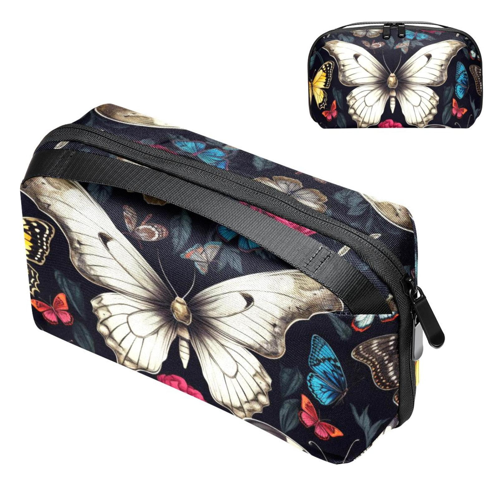 Butterfly Digital Bag Organizer Travel Case with Oxford Fabric ...