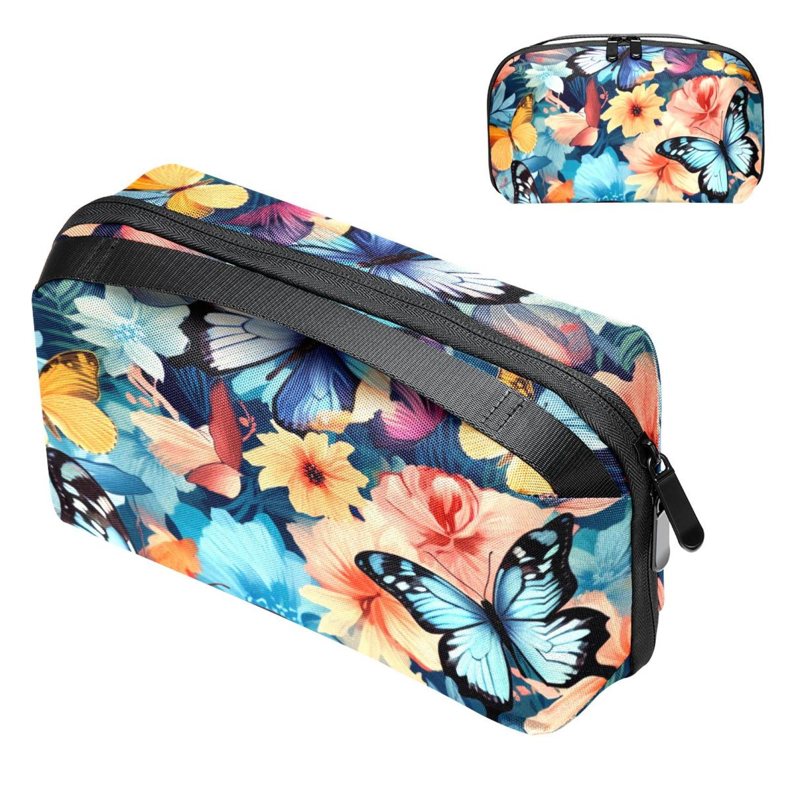Butterfly Digital Bag Organizer Travel Case with Oxford Fabric ...