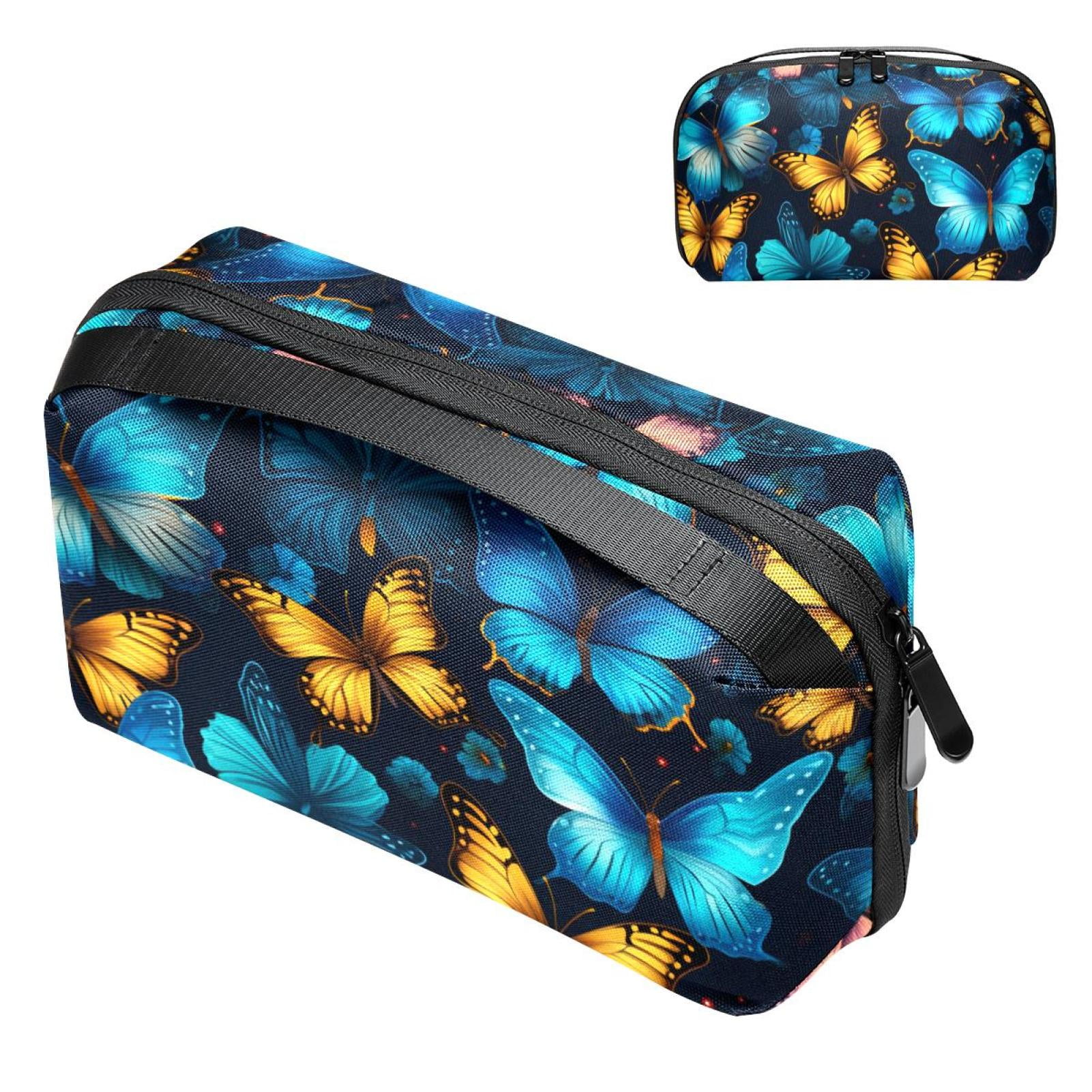 Butterfly Digital Bag Organizer Travel Case with Oxford Fabric ...