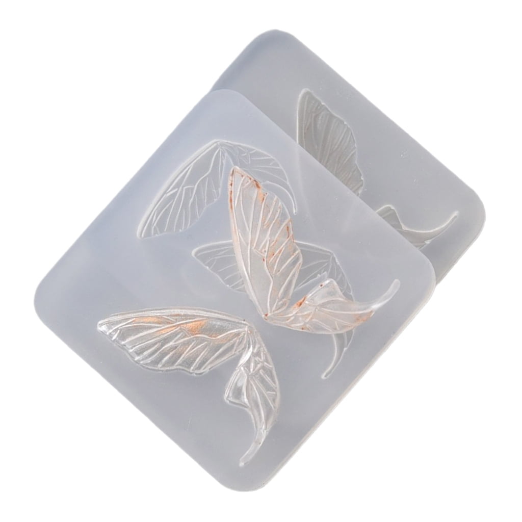 Butterfly Ear Silicone Mold Pottery Ceramic Clay Doll DIY Wing UV Resin ...