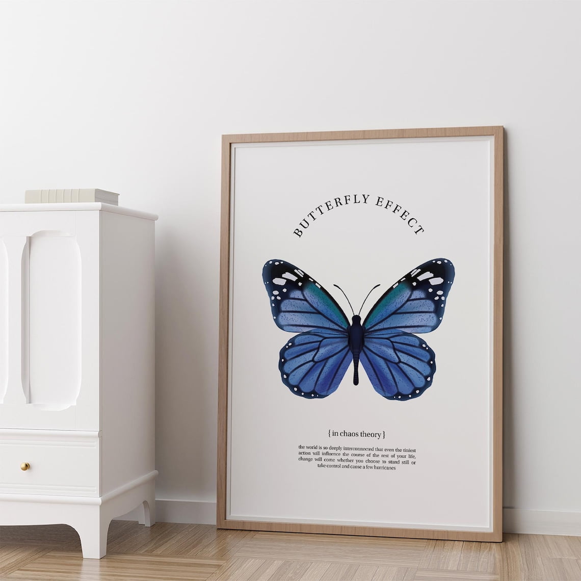 Butterfly Effect Print, Chaos Theory Art Home Decor #938, Unframed ...